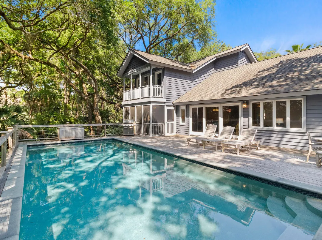 Tranquil Forest Views And Private Saltwater Pool - Beautiful Island Haven - Folly Beach, SC