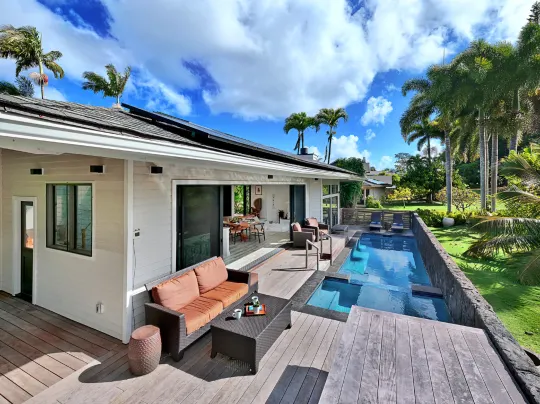 Elegant Luxury Haven With Pool And Spa - Modern Stylish Escape - Princeville, HI