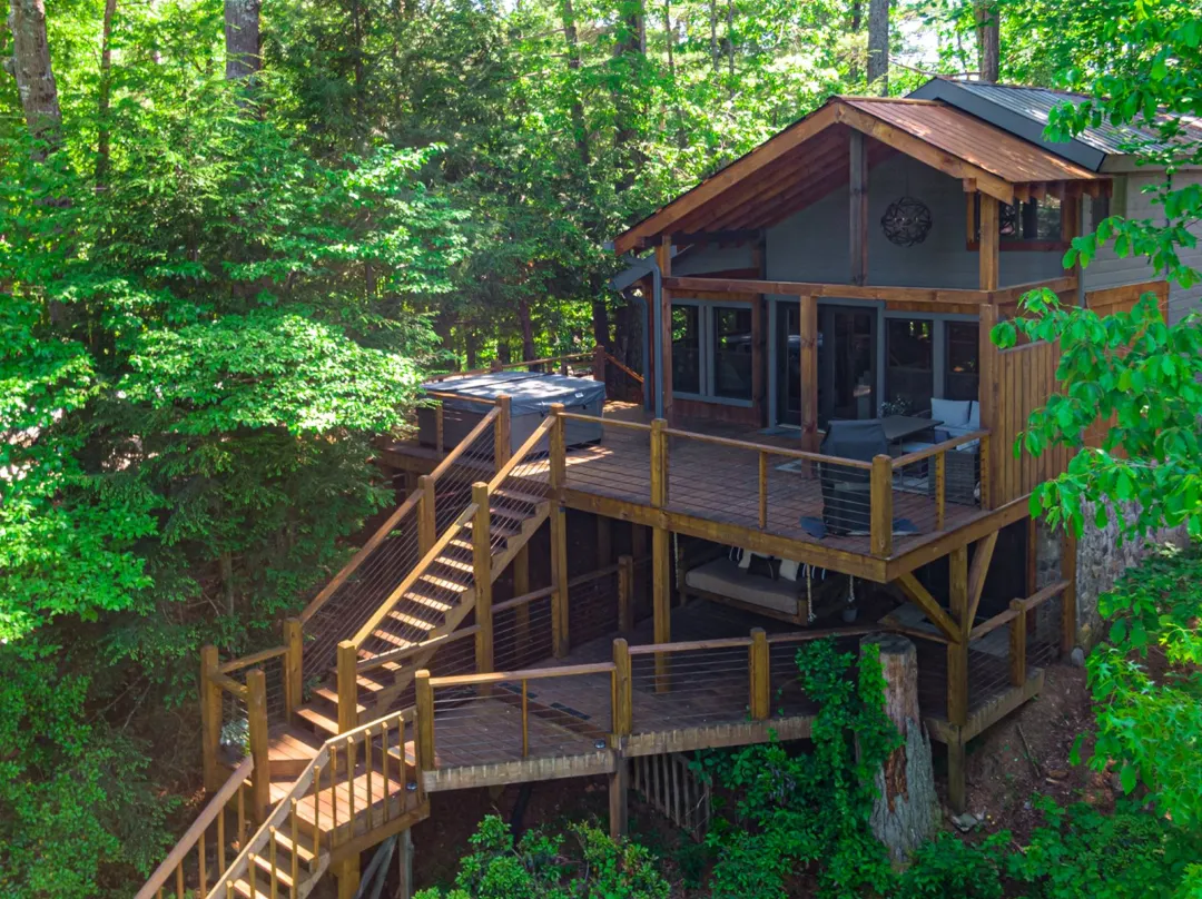 Charming Cabin With River Access And Hot Tub - Elegant Mountain Escape - Ellijay