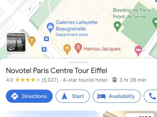 Novotel Paris Centre Tour Eiffel Map - Infoupdate.org