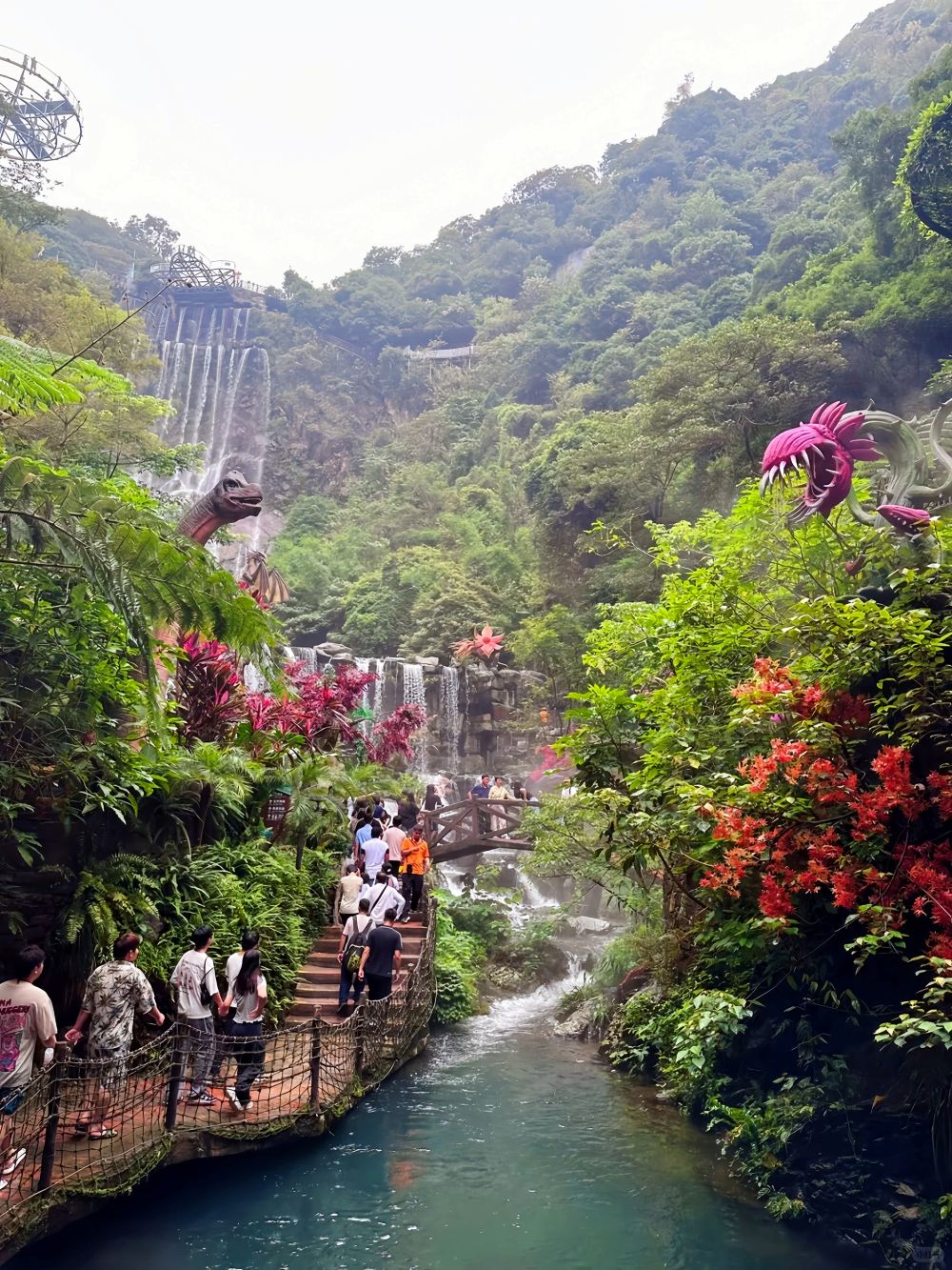 Guangzhou Day Tour: Qingyuan Gulong Gorge Glass Bridge, Waterfall Hike ...