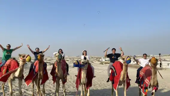 Doha, Qatar - Desert Adventure and Inland Sea Tour (Camel Riding ...