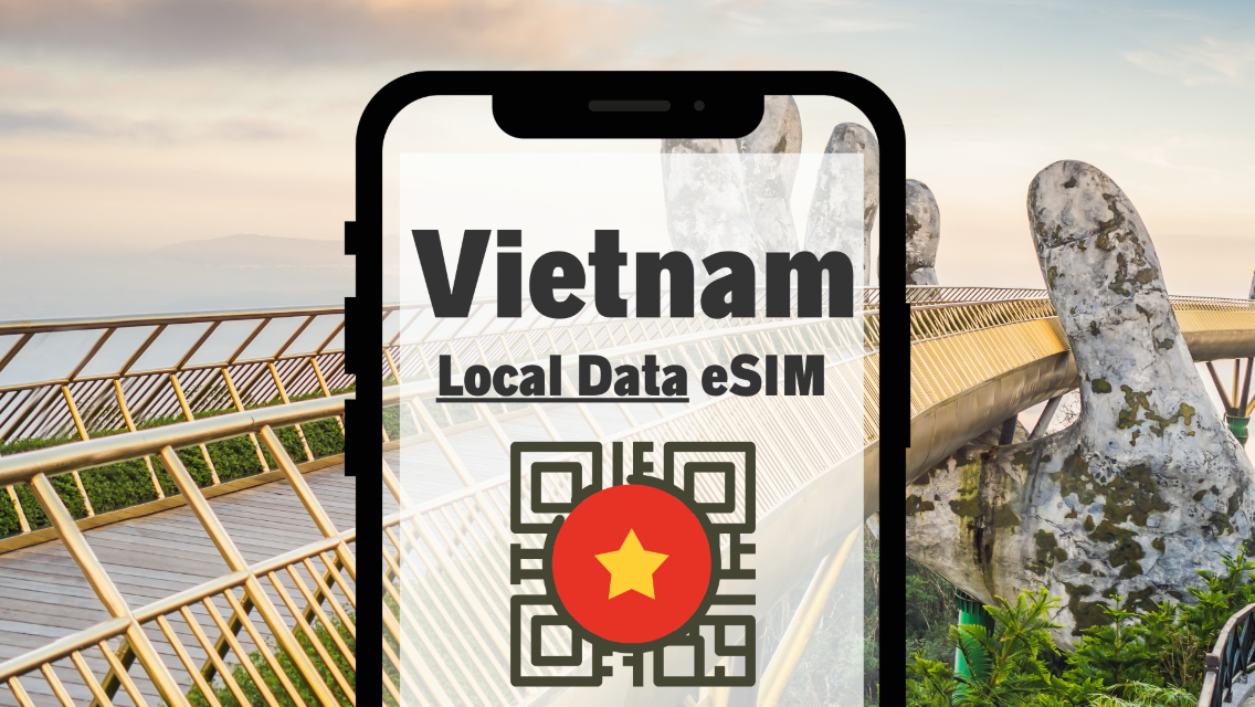 [베트남 이심] 비나폰(Vinaphone) 4G 로컬 데이터 속도 저하 없는 eSIM(사용량 제한 없음 또는 일6GB) | Trip.com