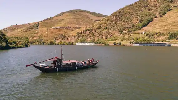 From Pinhão: Douro Valley Rabelo Boat Tour with Audio Guide | Trip.com