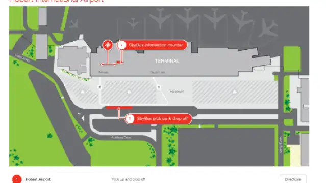 บริการรับส่งสนามบินด้วย SkyBus Hobart City Express | Trip.com