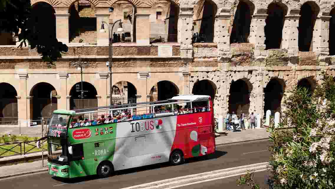 IOBUS Rome: Hop-on Hop-off Panoramic Open Bus Tour| Trip.com