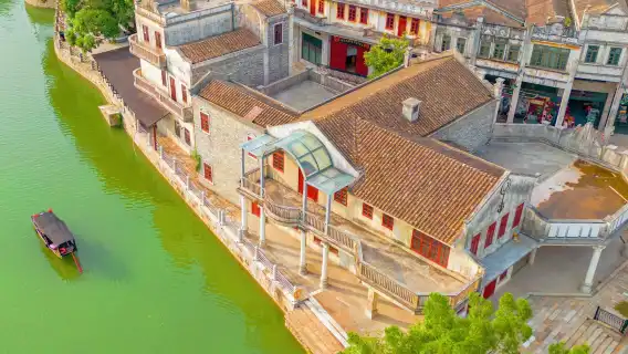 Jiangmen Gulao Water Village Tourist Area + Chimei Family Courtyard ...