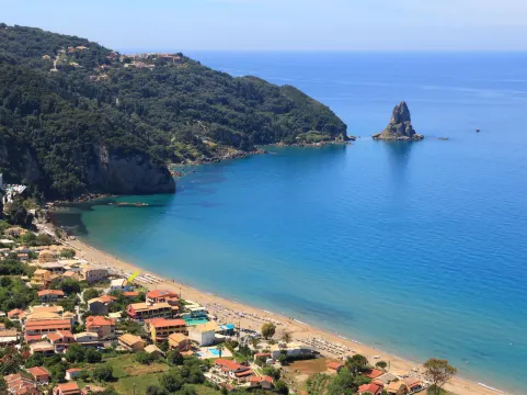 Beachfront 2-bed Luxury Suite - Agios Gordios, Corfu, Greece - 科孚島