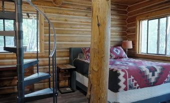 Cozy cabin bordering forest service trails. Perfect escape on 10 acres ...