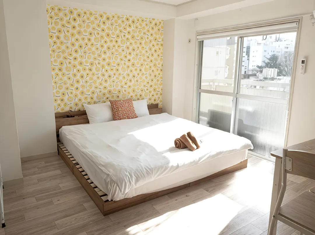 Shinjuku | Maximum 4ppl | Queen×2 | 3-minute Walk From The Station | 42sqm Private | 702 - Shinjuku City
