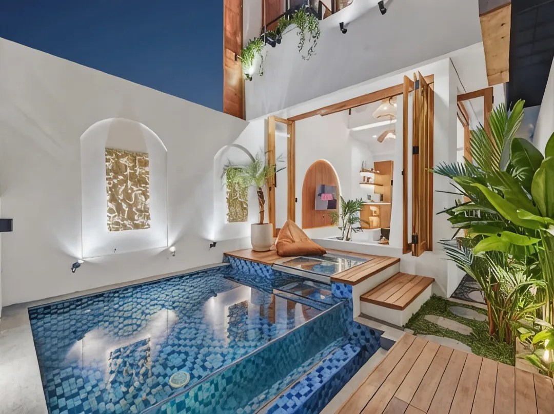 Le Twins – 1br Private Pool & Rice Views In Canggu - Canggu