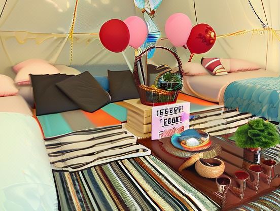 Glamping Kaki-singapore-superior Large Bell Tent - Changi