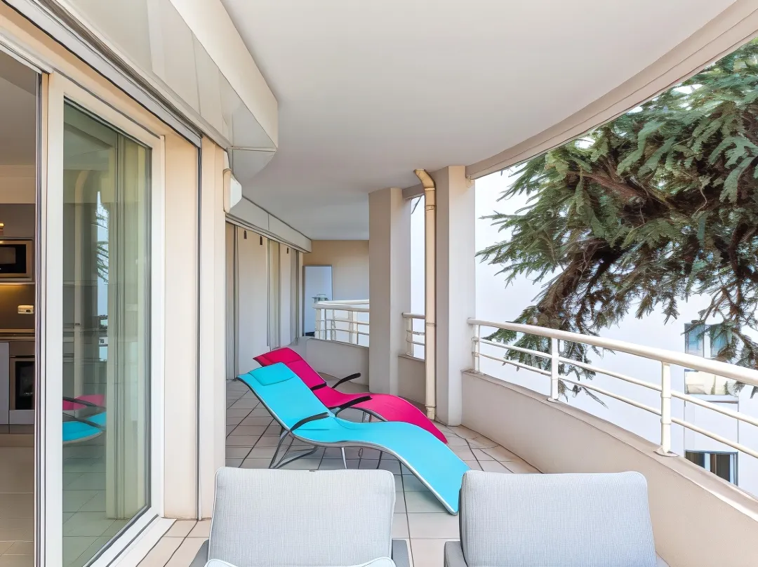 Martinez Hotel Area: Modern 3 Bedrooms W/ Terrace - Cannes