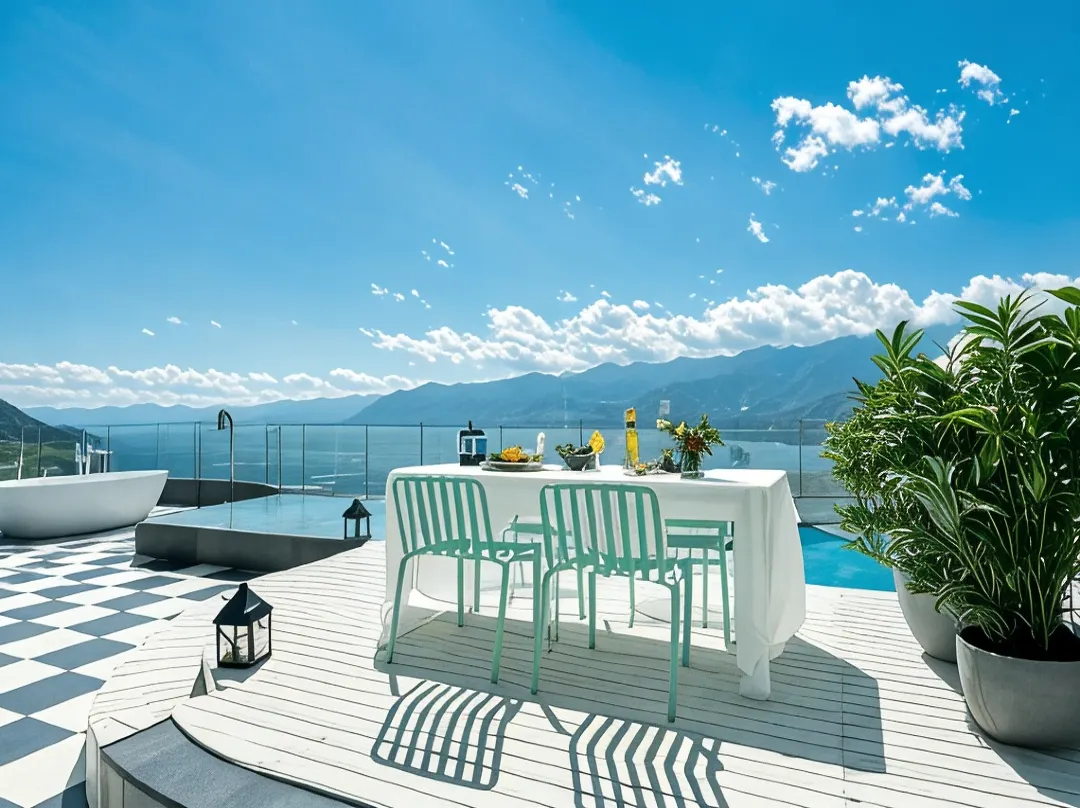 Dali Jiuxiao Mountain Sea View Full View Cang'er Half Mountain Sea View Resort Villa - Dali