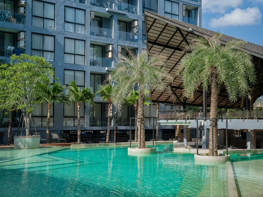 Kamala Resort 1br • Rooftop Pools • Sky Bar • Gym - Phuket