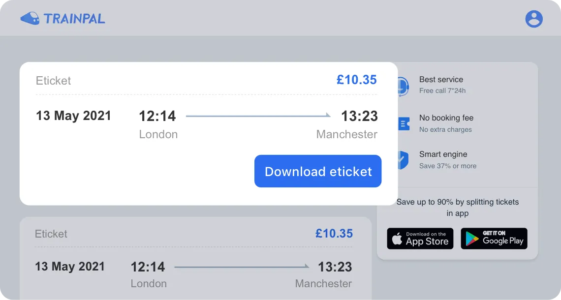 TrainPal: Train Ticket Booking Online | Search Train Times & Train Prices