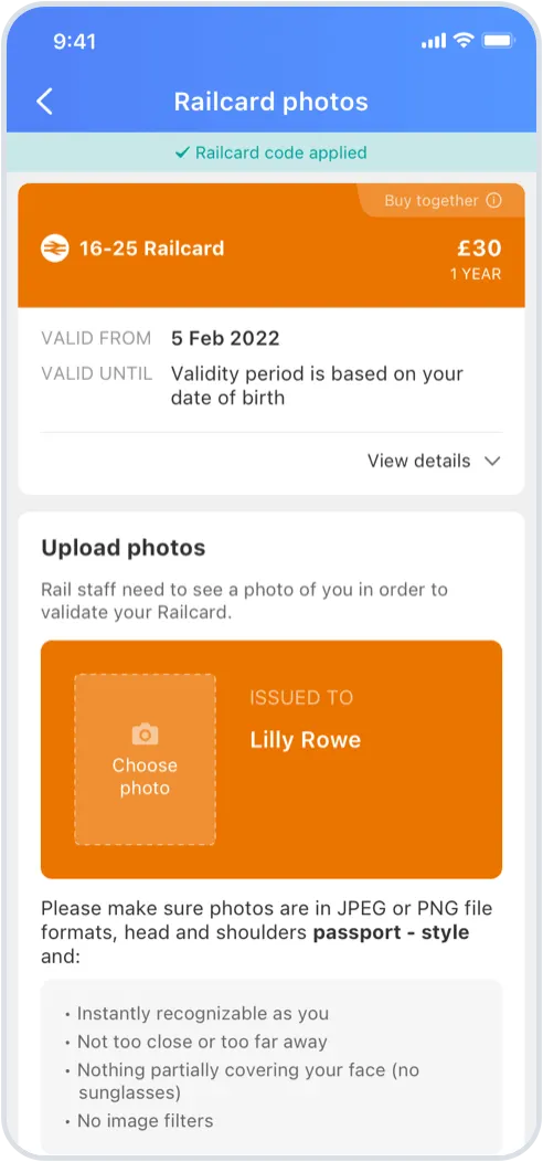 Railcards | Buy Digital Railcard | Buy online on TrainPal