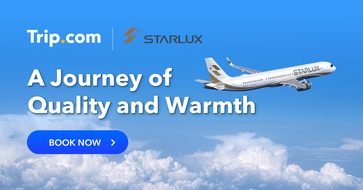 Fly to Taipei with STARLUX