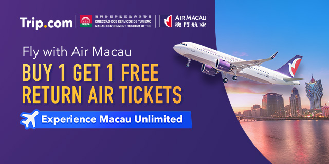 Air Macau 1 for 1 | Air Macau Promotion
