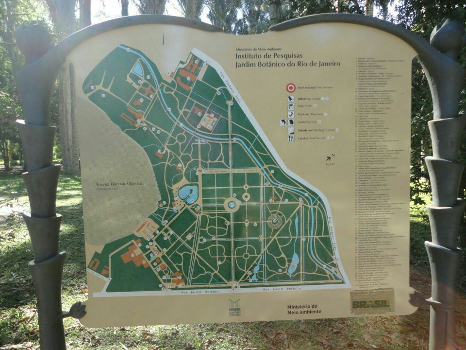 Botanical Gardens Rio De Janeiro Map | Fasci Garden