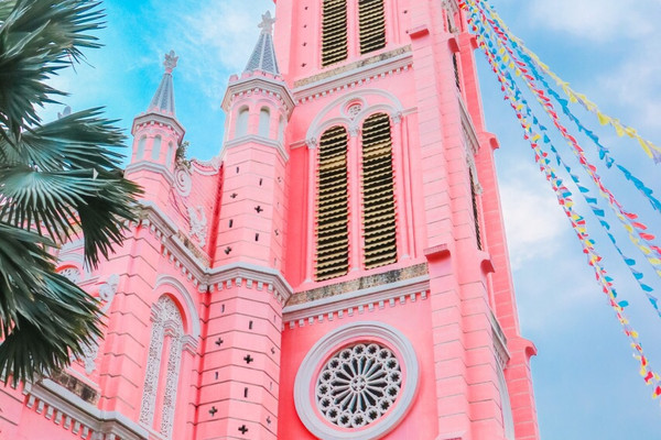 Pink Church Wallpaper