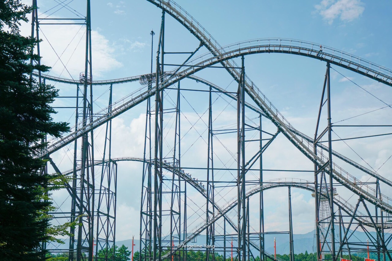 Fujiyama Roller Coaster Layout