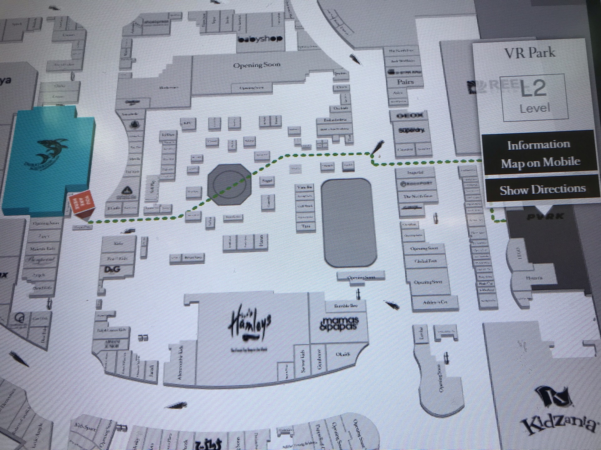 Dubai Mall Inside Map