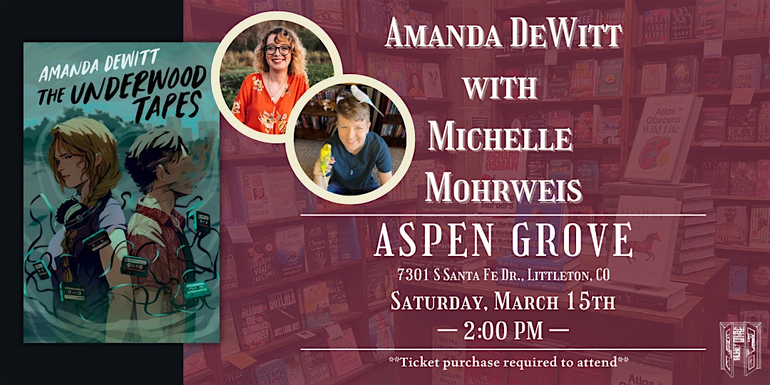 Amanda DeWitt with Michelle Mohrweis Live at Tattered Cover Aspen Grove ...
