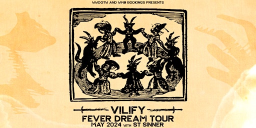 VILIFY FEVER DREAM TOUR - MELBOURNE | Bendigo Hotel: Tickets, Dates ...