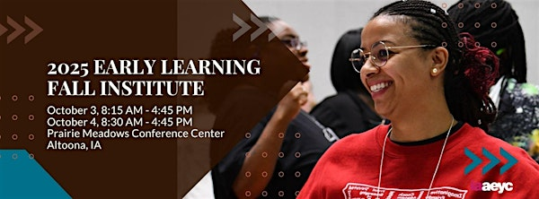 2025 Early Learning Fall Institute Participant Registration | Prairie ...
