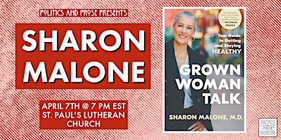 Sharon Malone | GROWN WOMAN TALK at St. Paul's | St. Paul's Lutheran ...