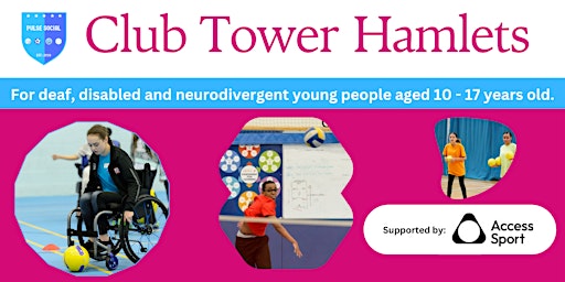 Community Disability Sports Club Tower Hamlets - (Free Taster Session ...