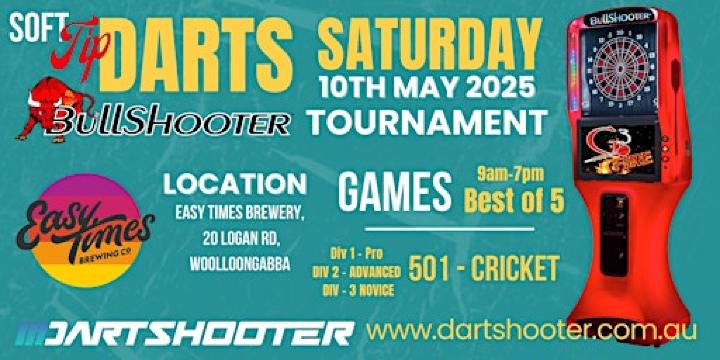 Bull Shooter Soft Tip Darts Tournament | Easy Times Brewing Company ...