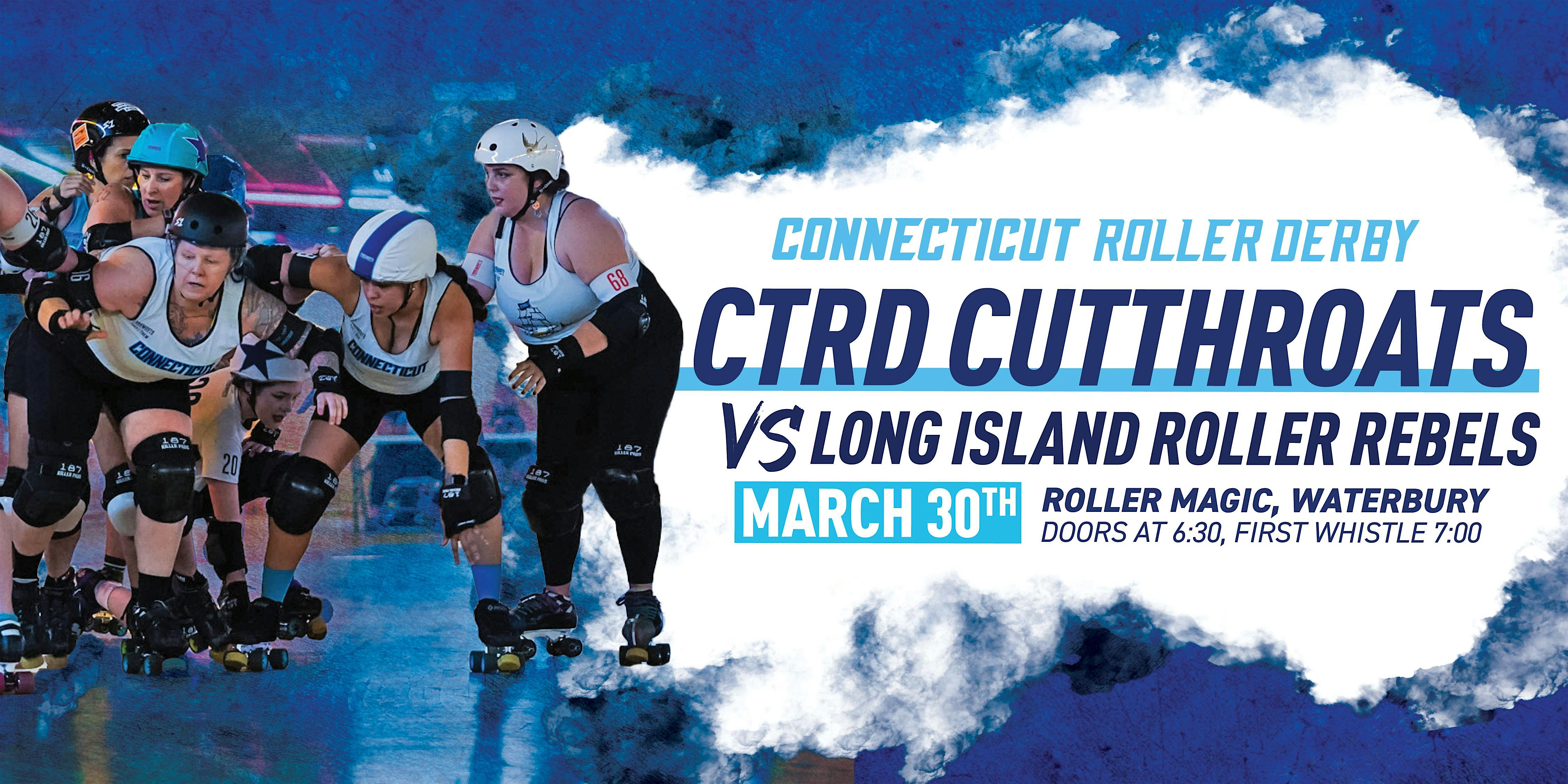 CTRD Cutthroats vs. Long Island Roller Rebels | Roller Magic: Tickets ...