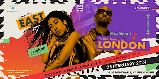 Cairo Rap X British Grime Live: Felukah & President T LIVE - London ...