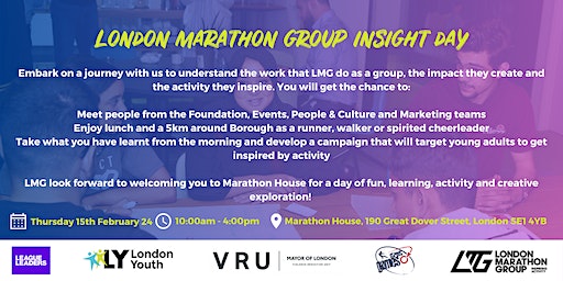 London Marathon Group Insight Day – Sports Leadership Academy ...