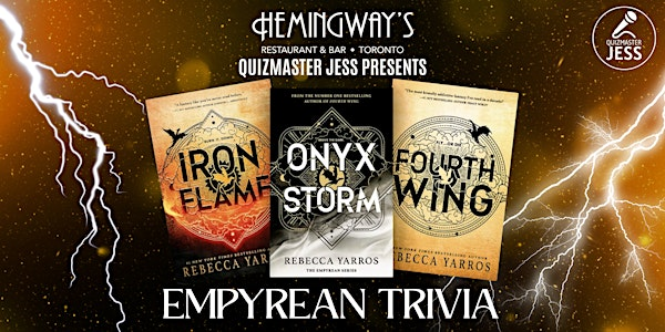 Empyrean Series Trivia 1.2 (second night) | Hemingway's Restaurant ...