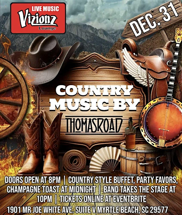 NYE with Country Sensation Thomas Road and midnight $2,026 cash ...