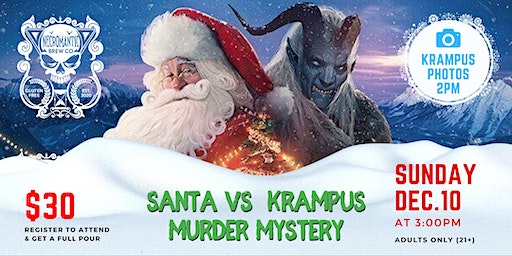 Santa Vs Krampus - Murder Mystery Event | Necromantic Brew Co: Tickets ...