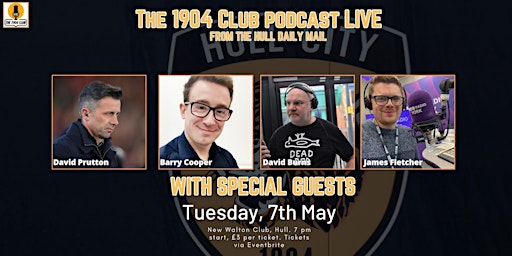 The 1904 Club - LIVE Hull City fans forum | New Walton Club, Walton St ...