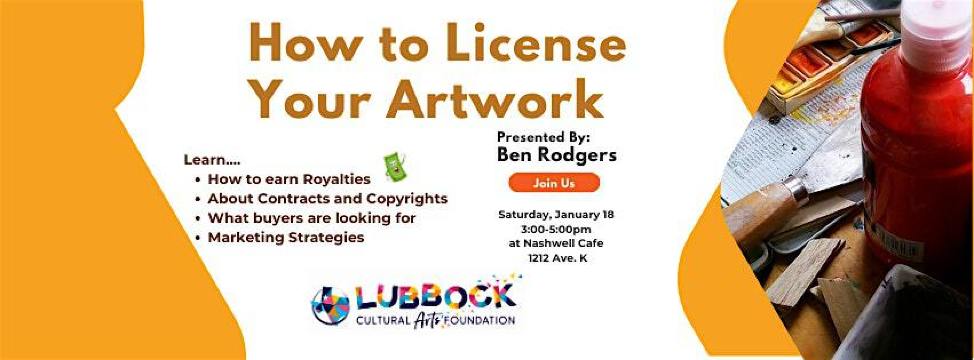 How to License Your Artwork | Nashwell Cafe: Tickets, Dates ...
