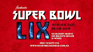 Super Bowl LIX at HBR | Heartbreaker: Tickets, Dates & Itineraries ...