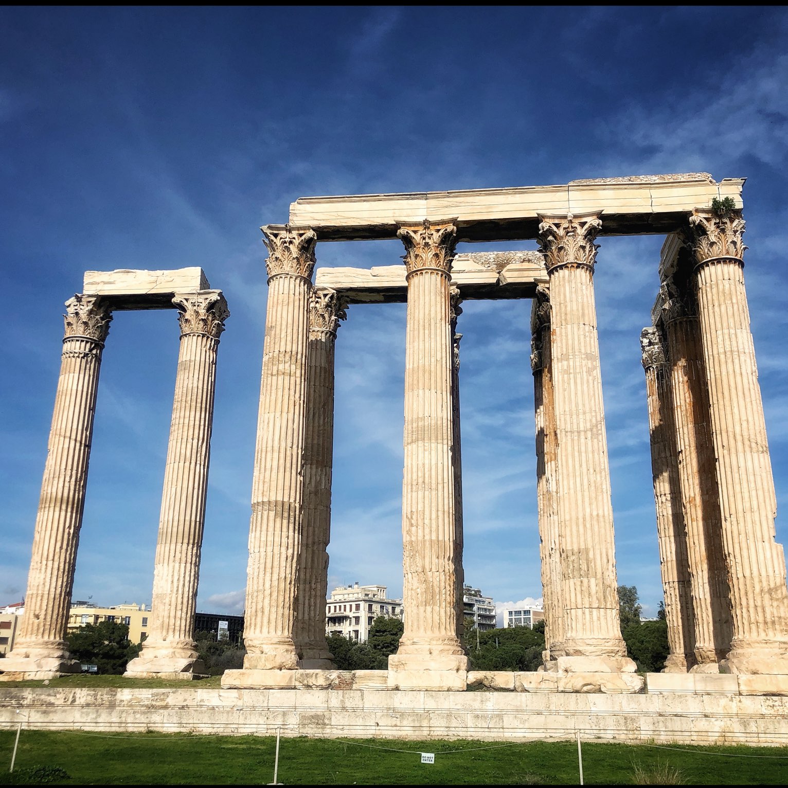 Temple Of Olympian Zeus Columns