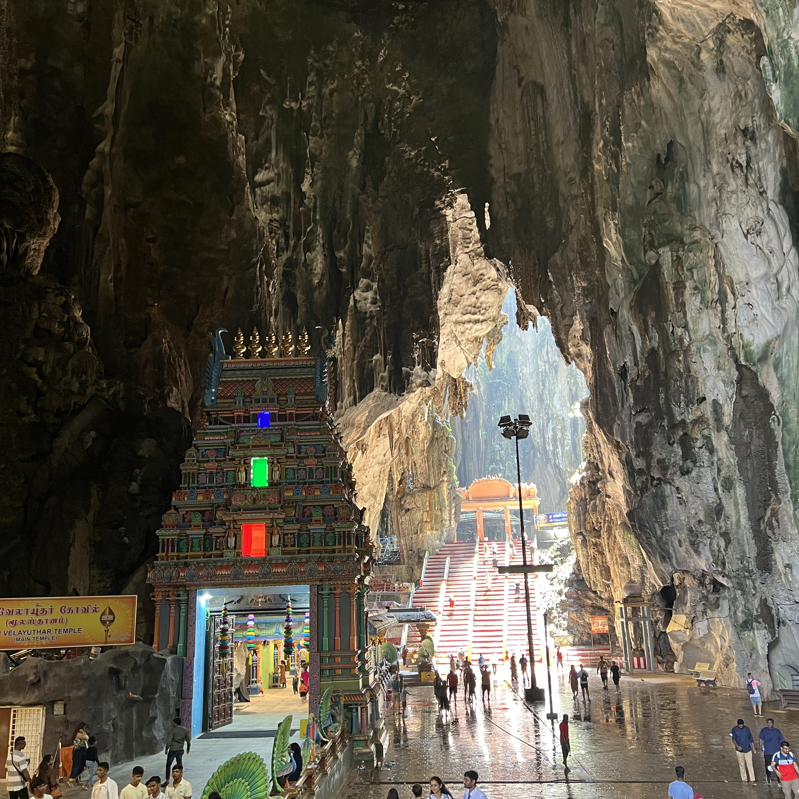 Inside Batu Caves
