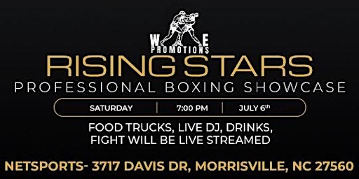 Rising Stars: Professional Boxing Showcase | NetSports: Tickets, Dates ...
