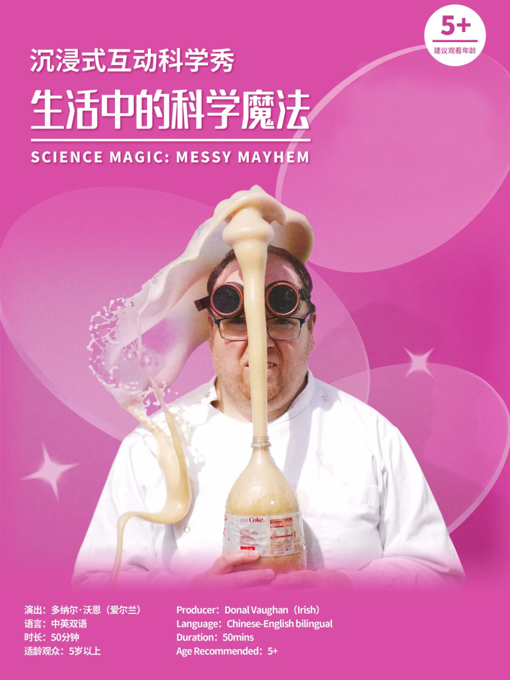 愛爾蘭科學秀-生活中的科學魔法｜兒童親子 | 迷宮藝術空間: 日期及行程 | Trip.com