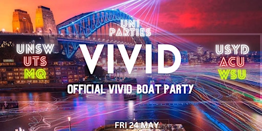 Official Vivid Boat Party | King Street Wharf 3 - Cadman Cruises ...