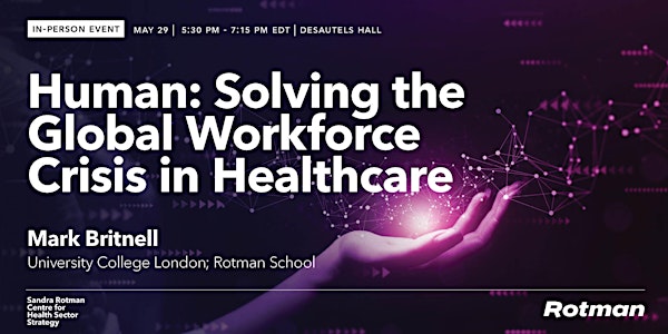 Prof. Mark Britnell discusses 'Human: Solving the Global Workforce ...