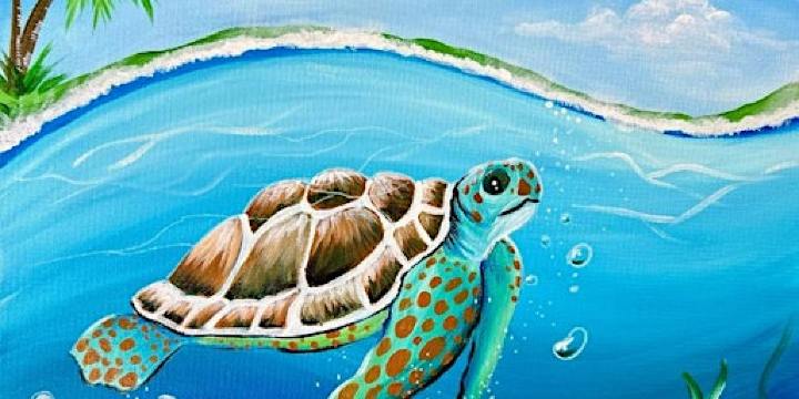 Paint with Ashley Blake “Sea Turtle” Paint Night | Harvest Market ...