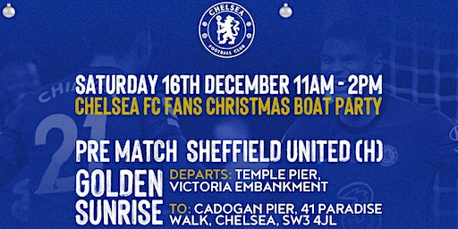 Chelsea FC Fans Pre-Match - Christmas Party Tickets, Dates ...